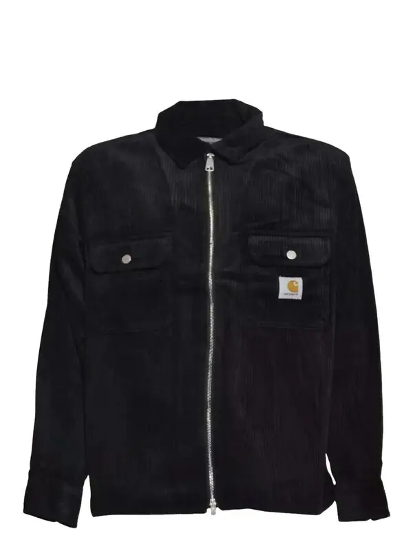 Carhartt Work In Progress Reynold Corduroy Zip-fastening Shirt - Black