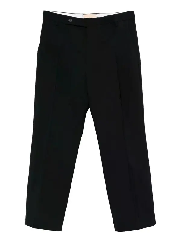 Plan C Seam-detail Trousers - Black