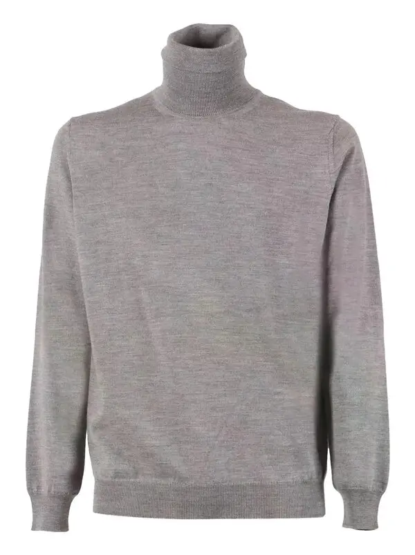 KANGRA Roll-neck Sweater - Grey