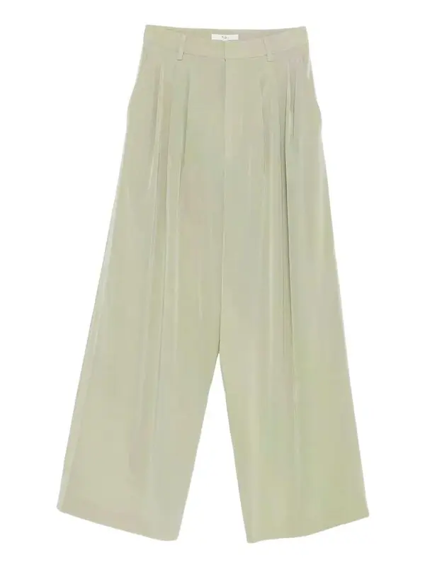 Tibi Pleated Trousers - Green