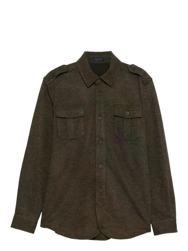 Sease Flap-pocket Shirt Jacket - Green