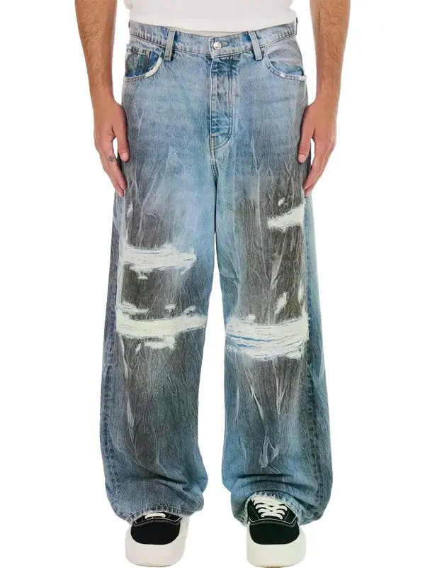 NAHMIAS Thrashed Jeans - Blue