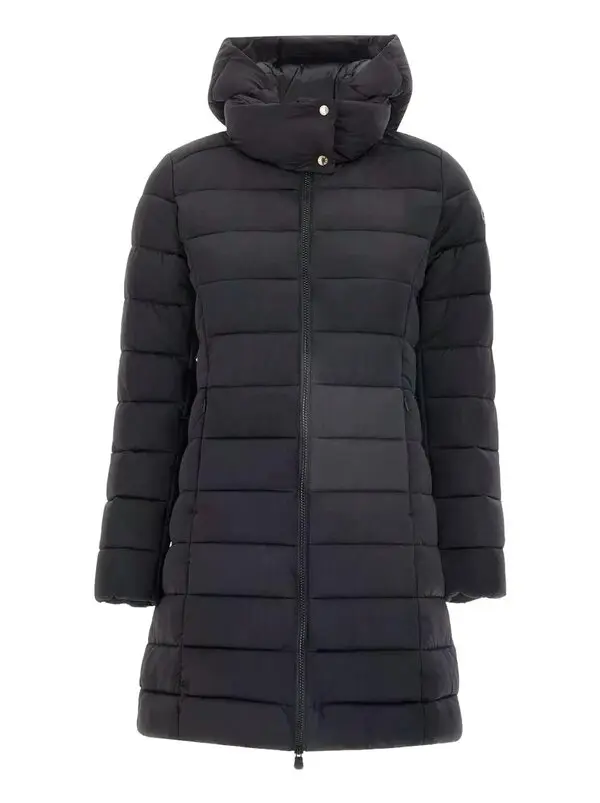 SAVE THE DUCK Padded Funnel-neck Coat - Black