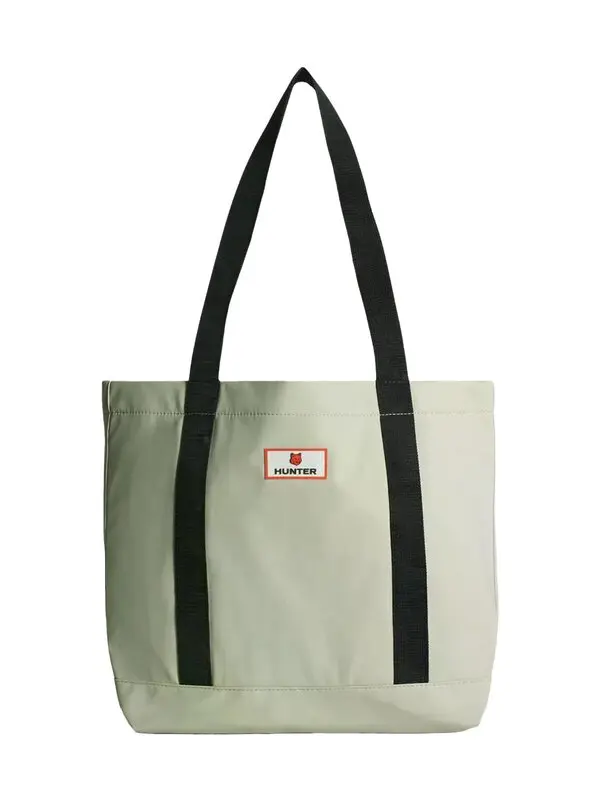 Maison Kitsuné Hunter Logo-patch Tote Bag - Green