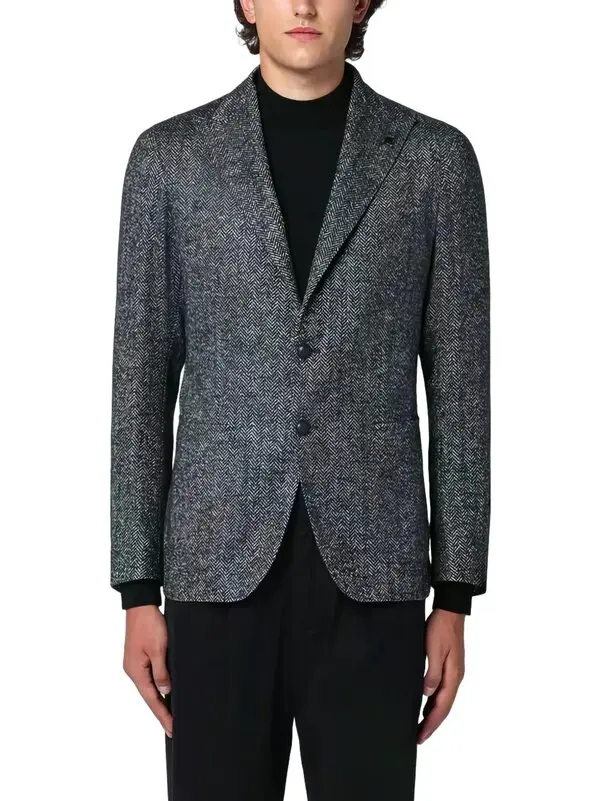 Tagliatore Single-breasted Blazer - Grey