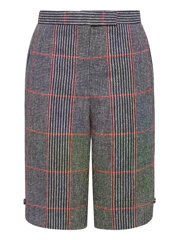 Thom Browne Hunting Oversized Tweed Bermuda Shorts - Grey