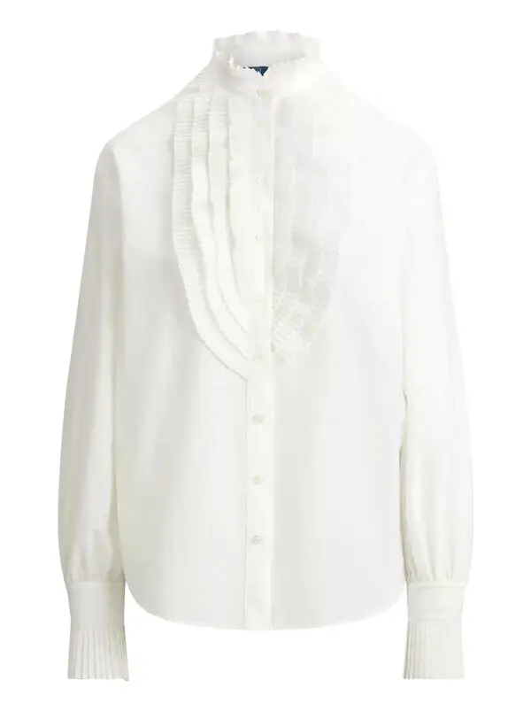 Polo Ralph Lauren Ruffle-detailed Shirt - White