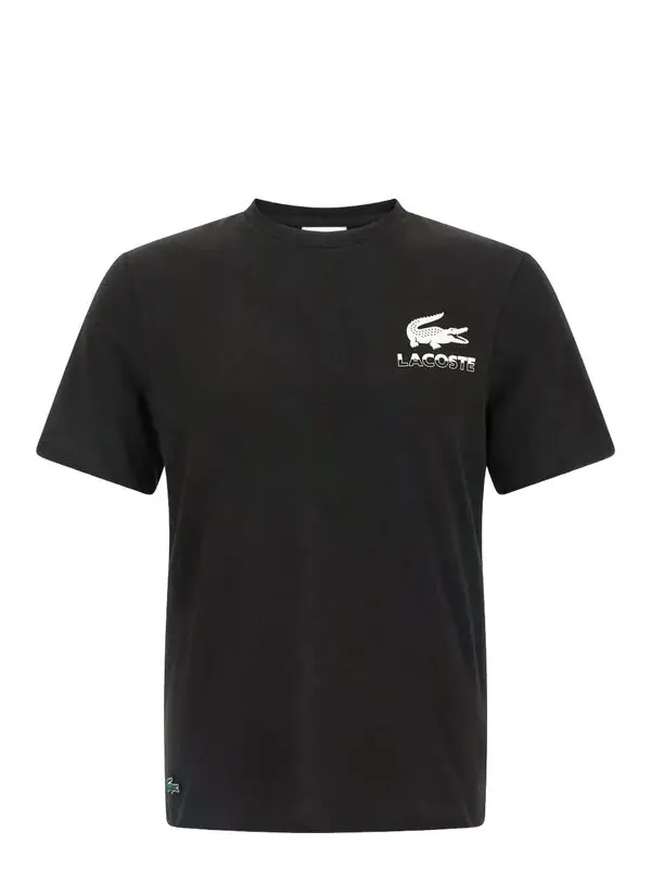 Lacoste Logo-print Cotton T-shirt - Black