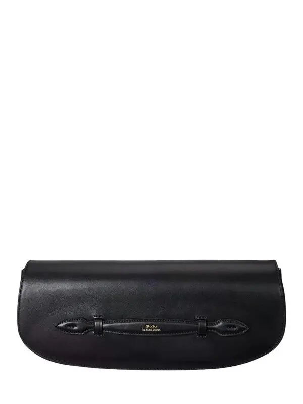 Polo Ralph Lauren Bellport Leather Clutch - Black