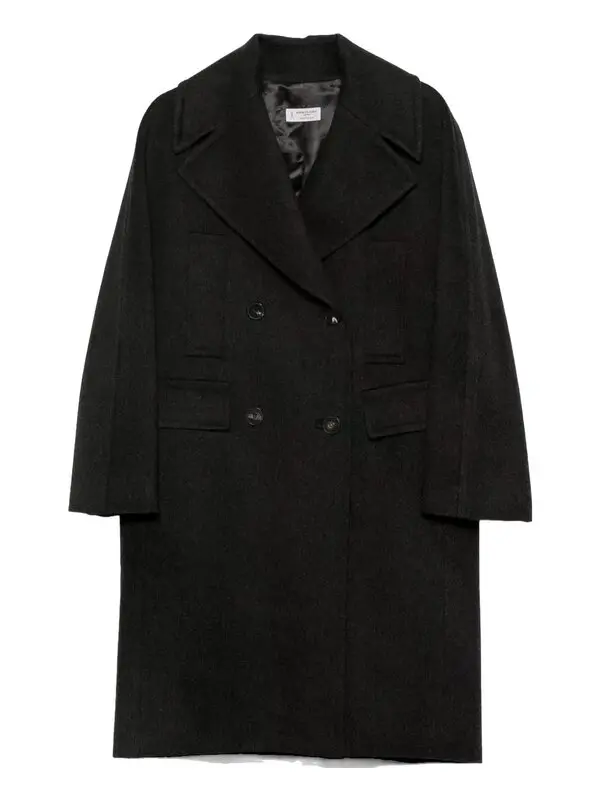 Alberto Biani Double-breasted Coat - Black