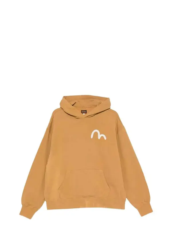 EVISU Embroidered Hoodie - Yellow