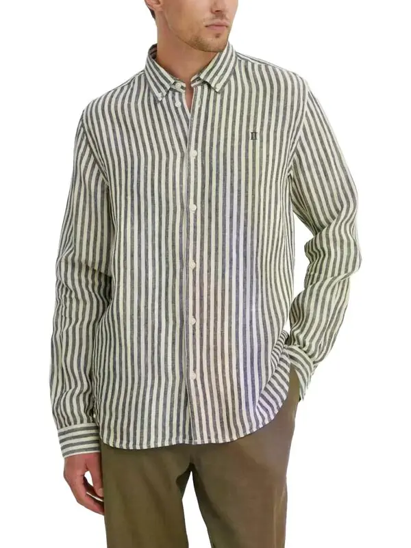 LES DEUX Striped-pattern Shirt - Blue