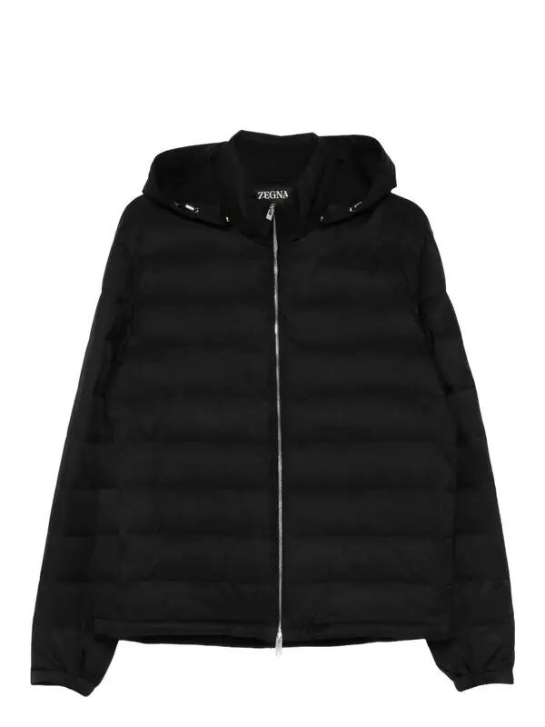 Zegna Zip-fastening Jacket - Black