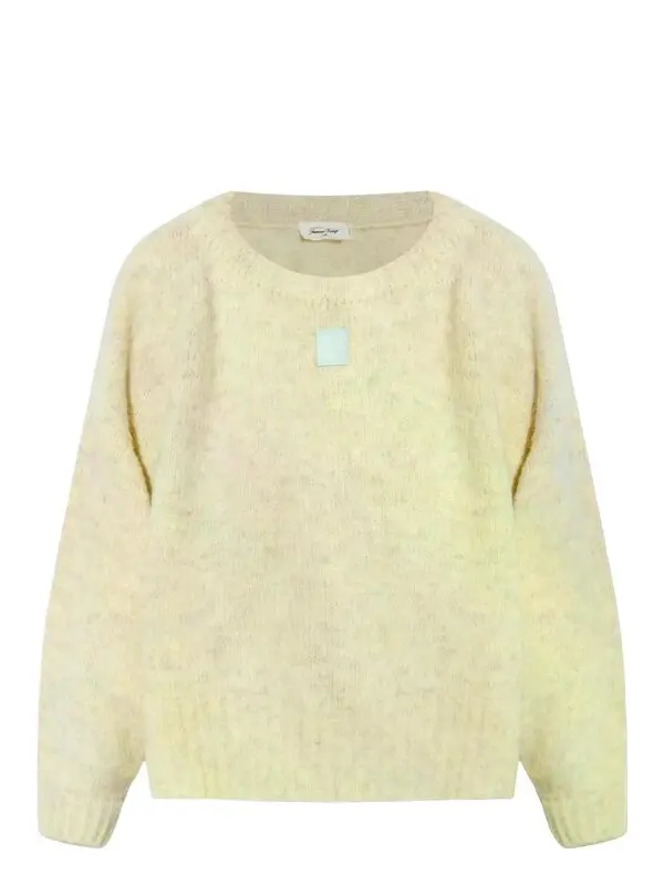 American Vintage East Logo-patch Sweater - Yellow