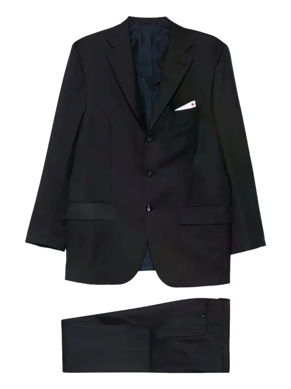 Kiton Single-breasted Suit - Blue