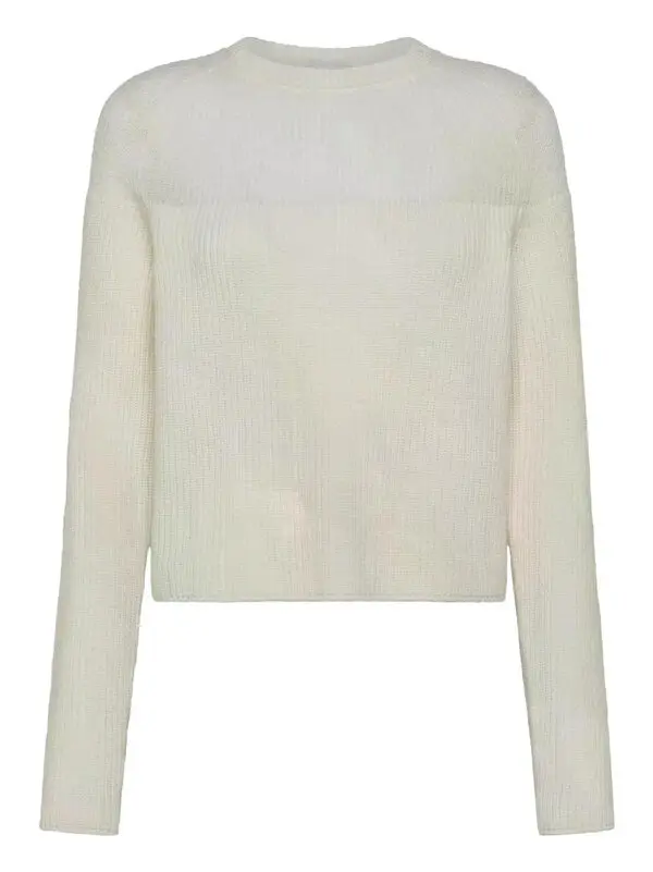 CRUNA Odette Merino Knitwear - White