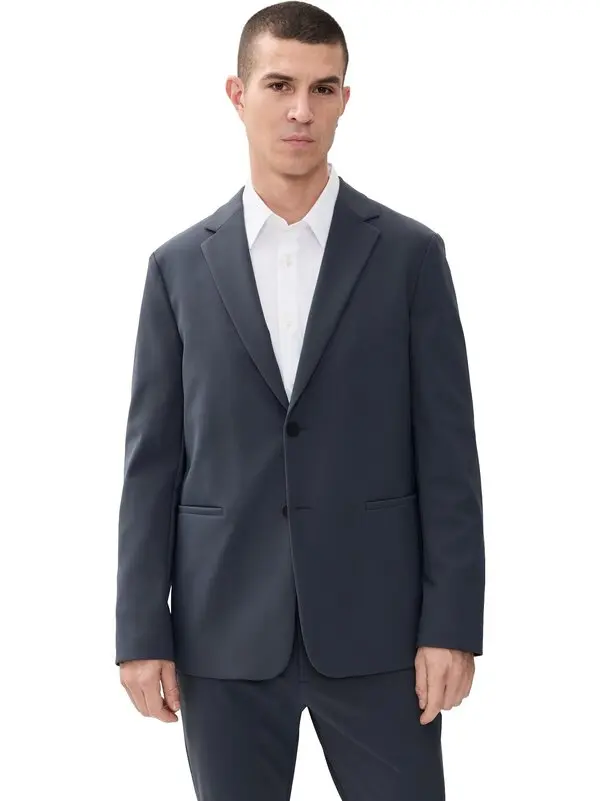 Theory Clinton Precision Ponte Blazer - Basalt