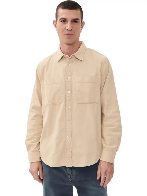Paul Smith Casual Fit Corduroy Shirt - Beige