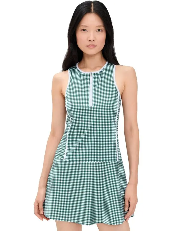 Addison Bay Net Dress - Vy Gingham
