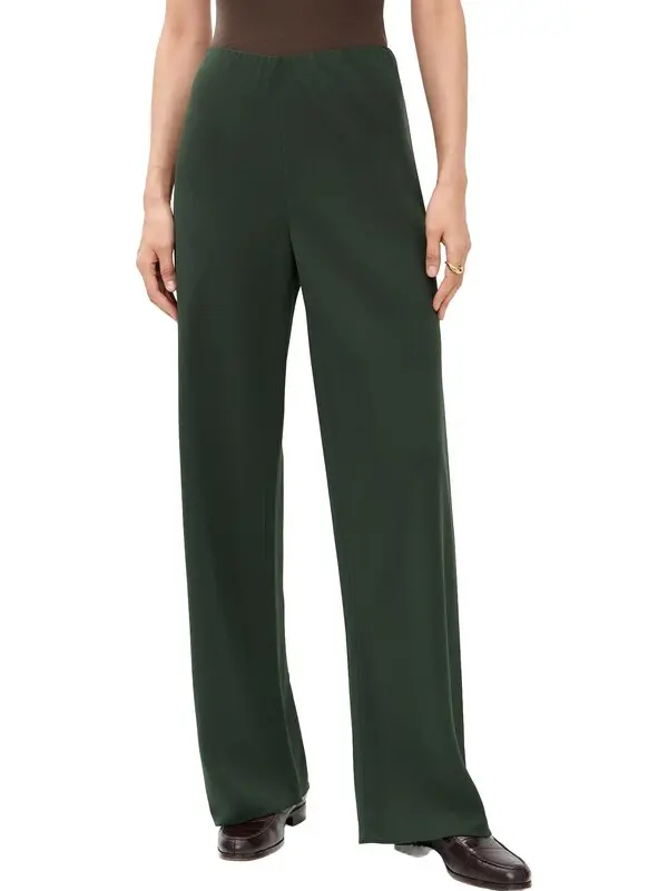 Vince High-waist Bias Pants - Verde