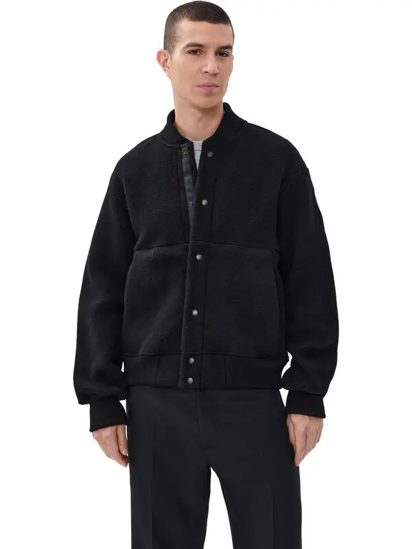 Canada Goose Hudson Disc Fleece Bomber - Black
