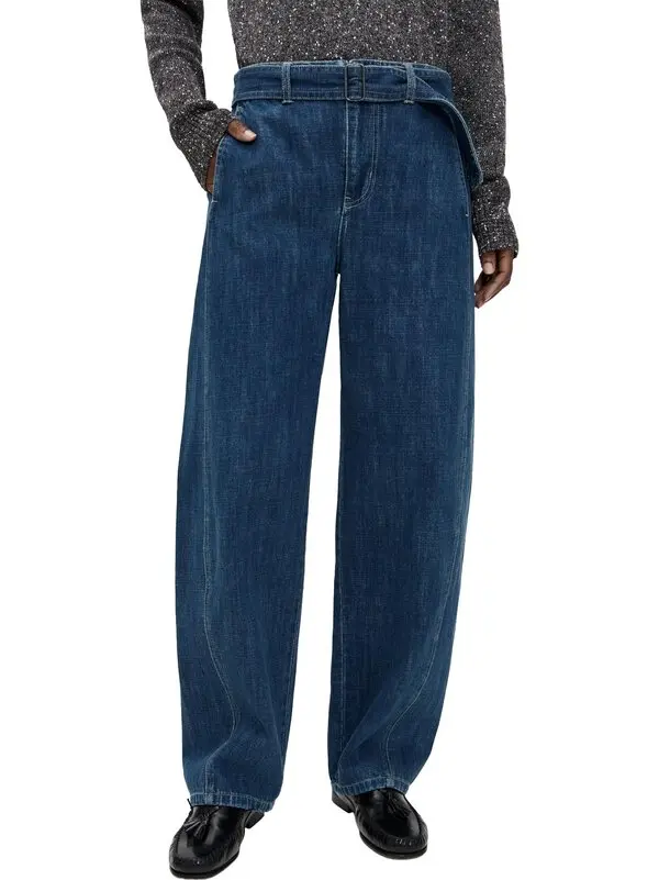 ALEX MILL Ninth Street Crosshatch Denim Pant - Sapporo Wash