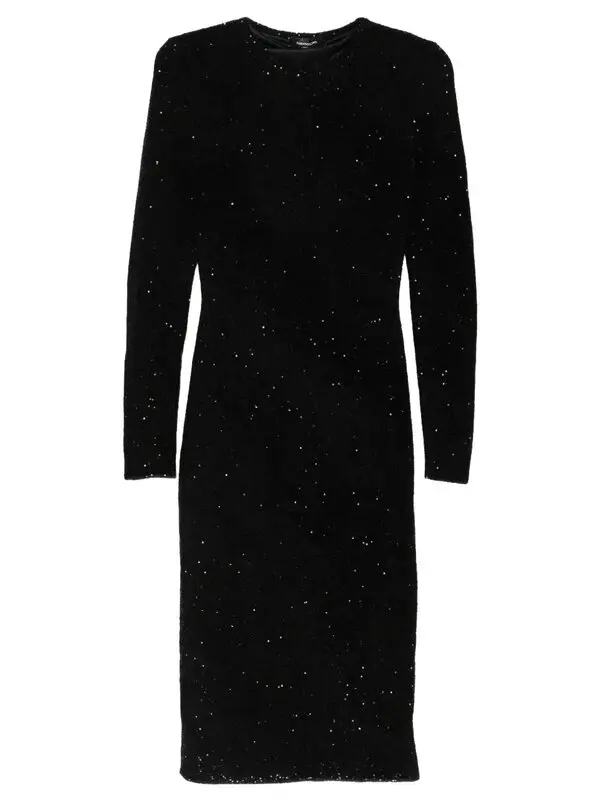 Fabiana Filippi Sequin-embellished Dress - Black