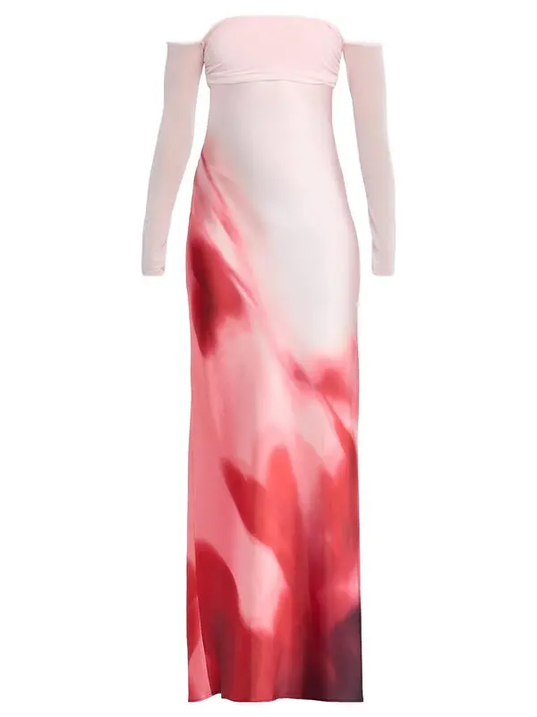 Significant Other Brianna Off-the-shoulder Maxi Dress - Rosewater