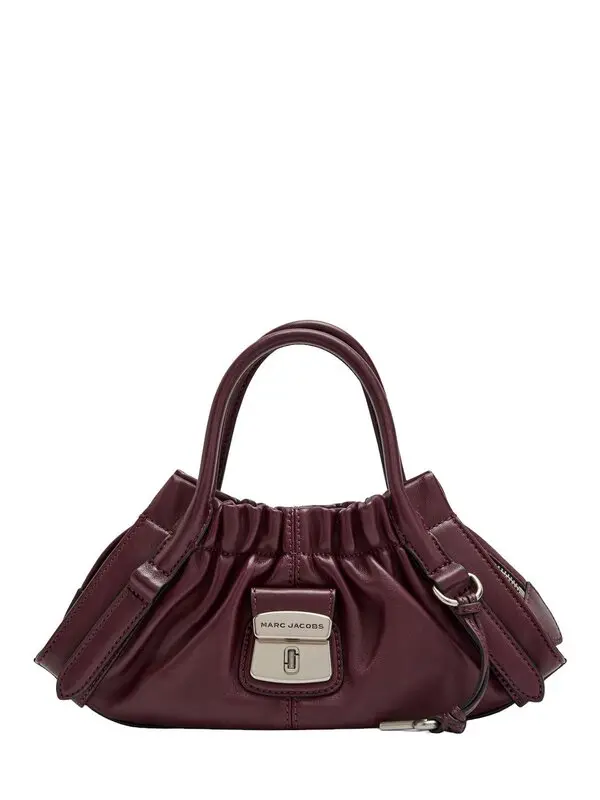 Marc Jacobs The Cristina Small Satchel Leather Cross-body Bag - Plum