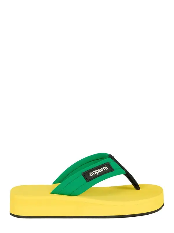 Coperni Foam Flip Flops - Green