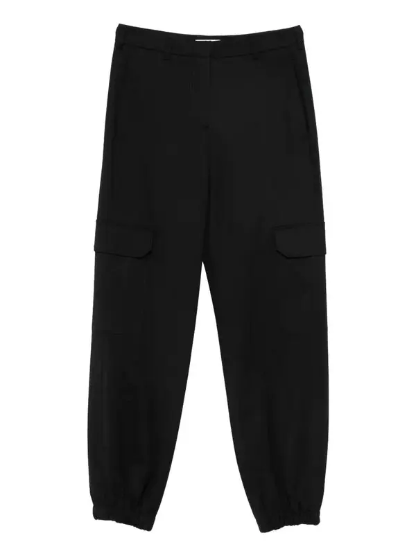 PT TORINO Belt-loop Trousers - Black