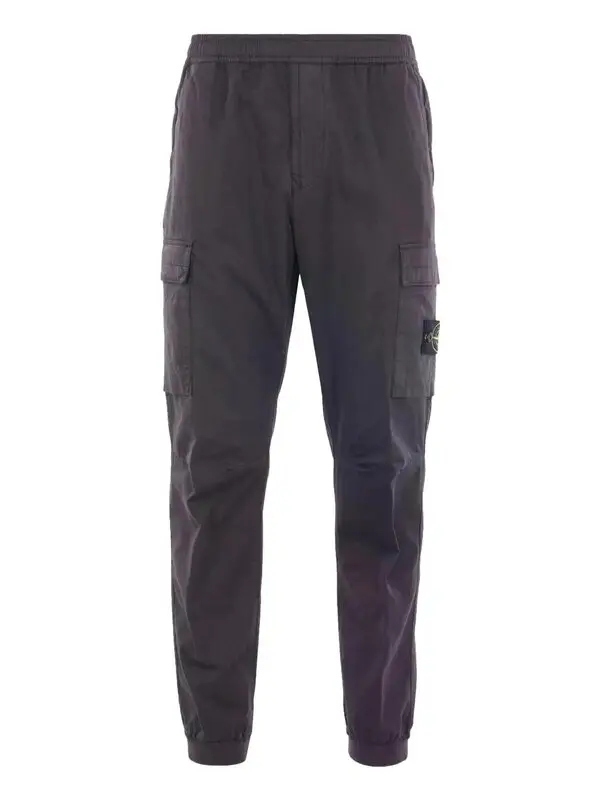 Stone Island Cargo-pocket Elasticated Trousers - Grey