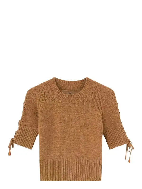 Ermanno Scervino Cashmere T-shirt - Brown