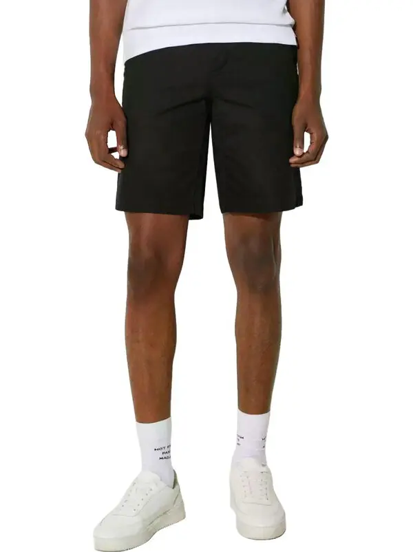 Lacoste Logo-patch Shorts - Black