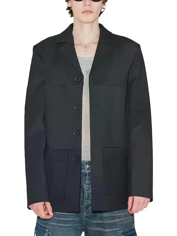 MISBHV Davide Single-breasted Blazer - Black