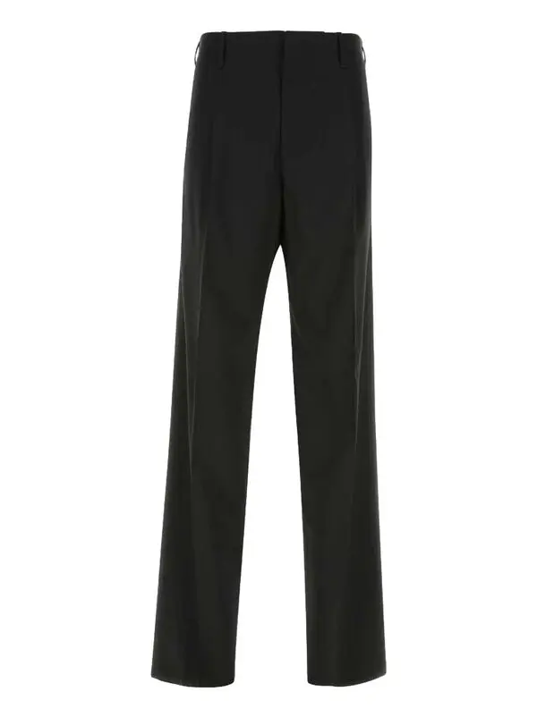Versace Stretch Wool Pants - Black