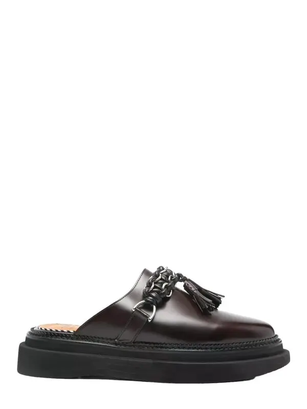 TOGA VIRILIS Pulla Leather Mules - Brown
