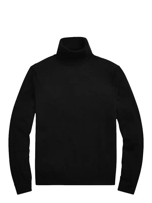 Ralph Lauren Cashmere Turtleneck Sweater - Black