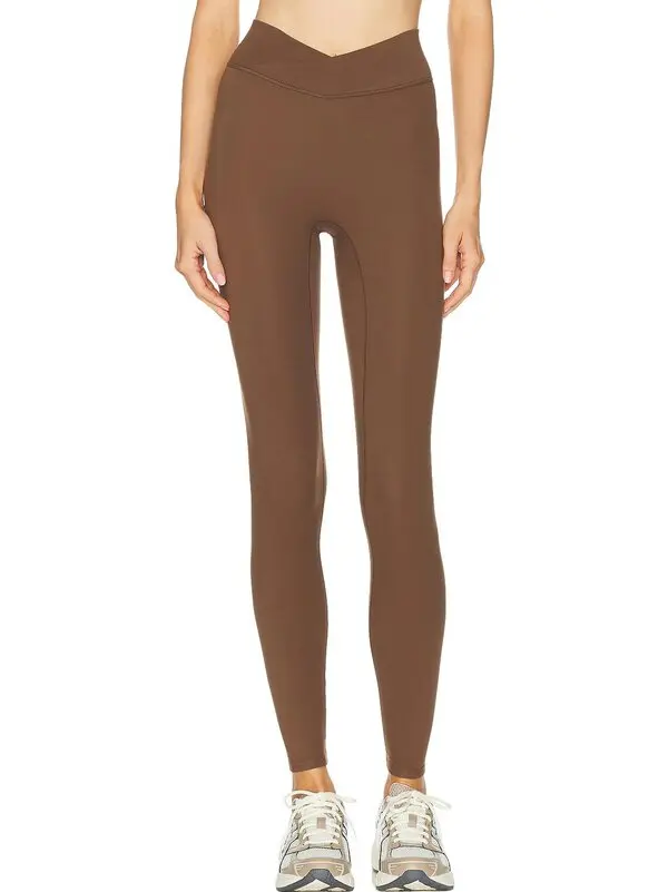 437 The V Legging In Pink - Teddy