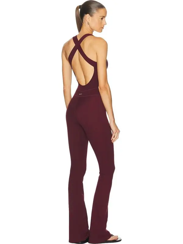437 The Sculpt Onesie - Black Cherry