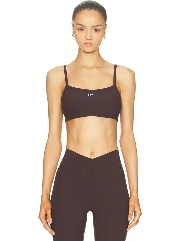 437 The Micro Bra In Cream - Espresso