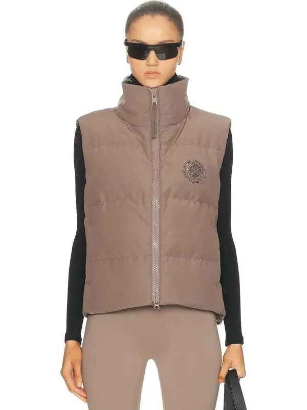 Canada Goose Grandview Cropped Vest - Taupe Grey