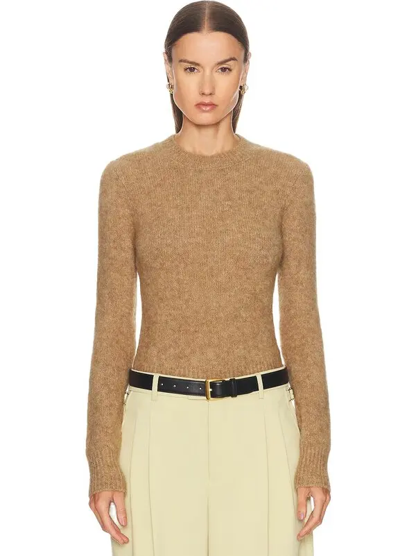 Ami Crewneck Sweater - Camel