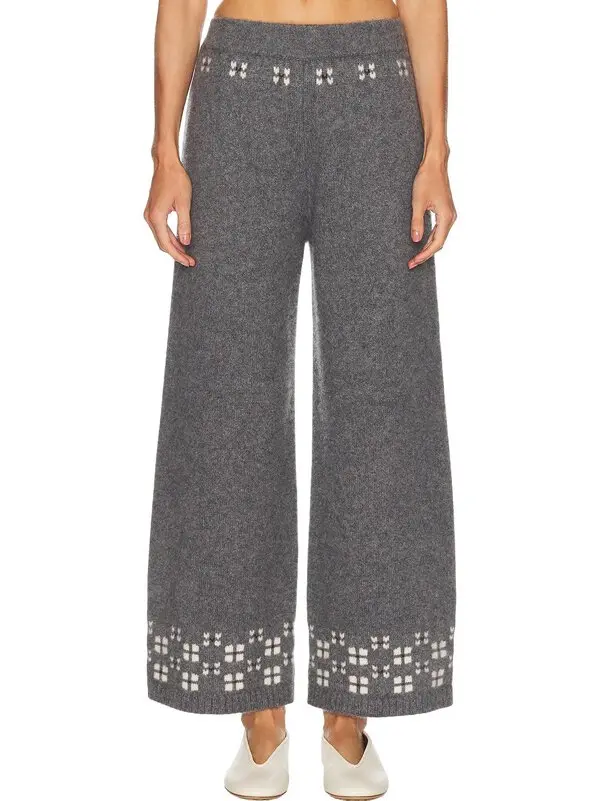Calle Del Mar Winter Fair Isle Pant - Thunder & Multi