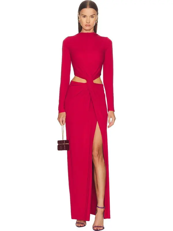 Cult Gaia Keri Dress - Merlot