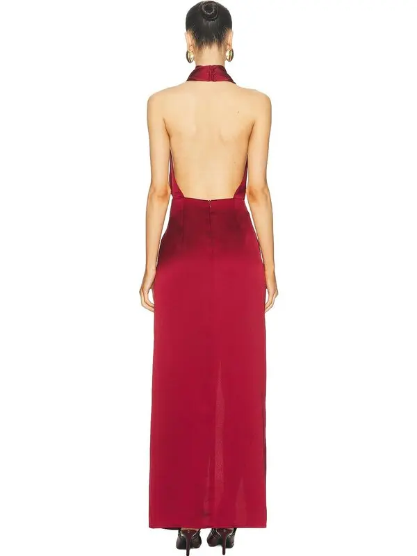 Ila Alina Maxi Dress - Burgundy