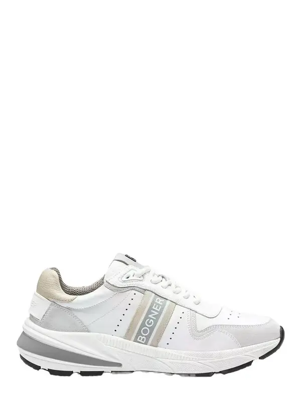 Bogner Striped Sneakers - White