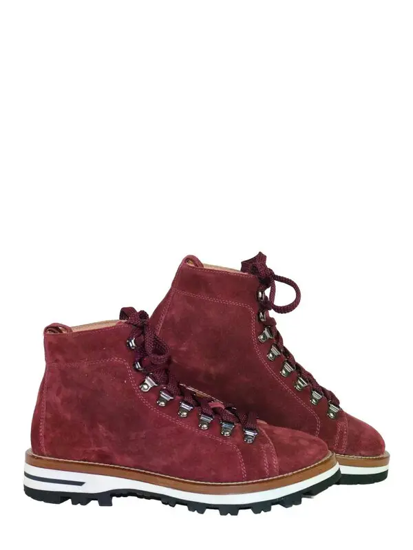 MONPIZ Falcade Lace-up Boots - Red