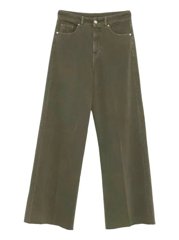 NINE:INTHE:MORNING Frayed Trousers - Green