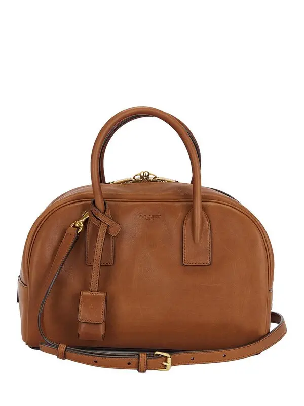 Saint Laurent Small Boston Bag - Toasted Brown